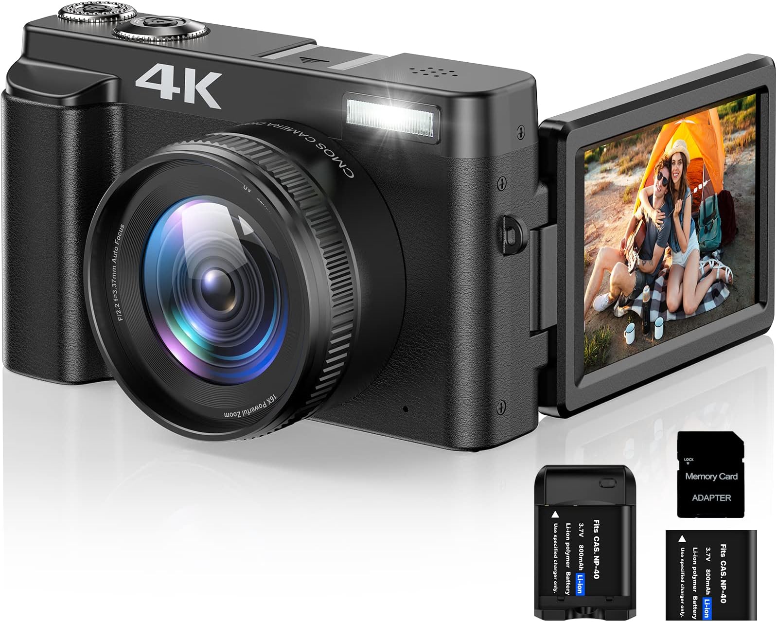 4K Digital Camera for Photography Autofocus 16X Digital Zoom, 48MP ...