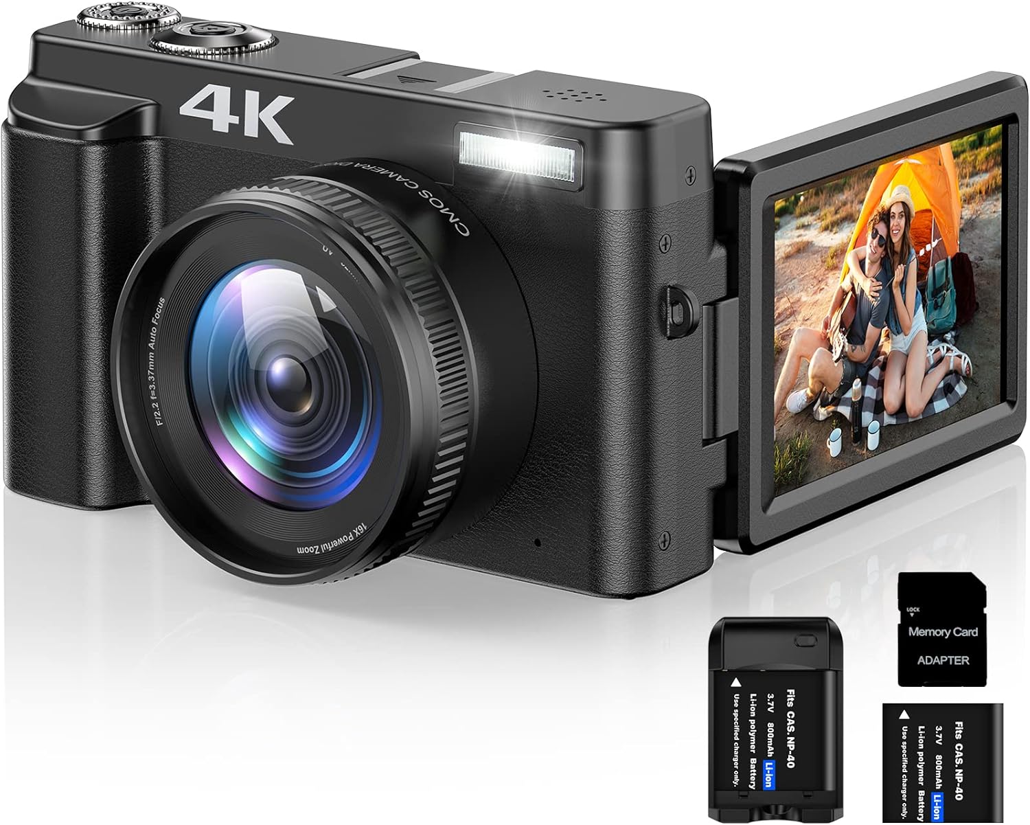 Amazon 4K 16 48MP Vlog 32GB SD 3 