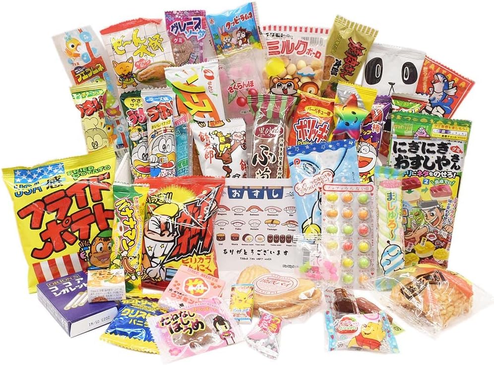 Amazon.com: JAPANESE CANDY SAMURAI Assorted Japanese Junk Food Snack ...