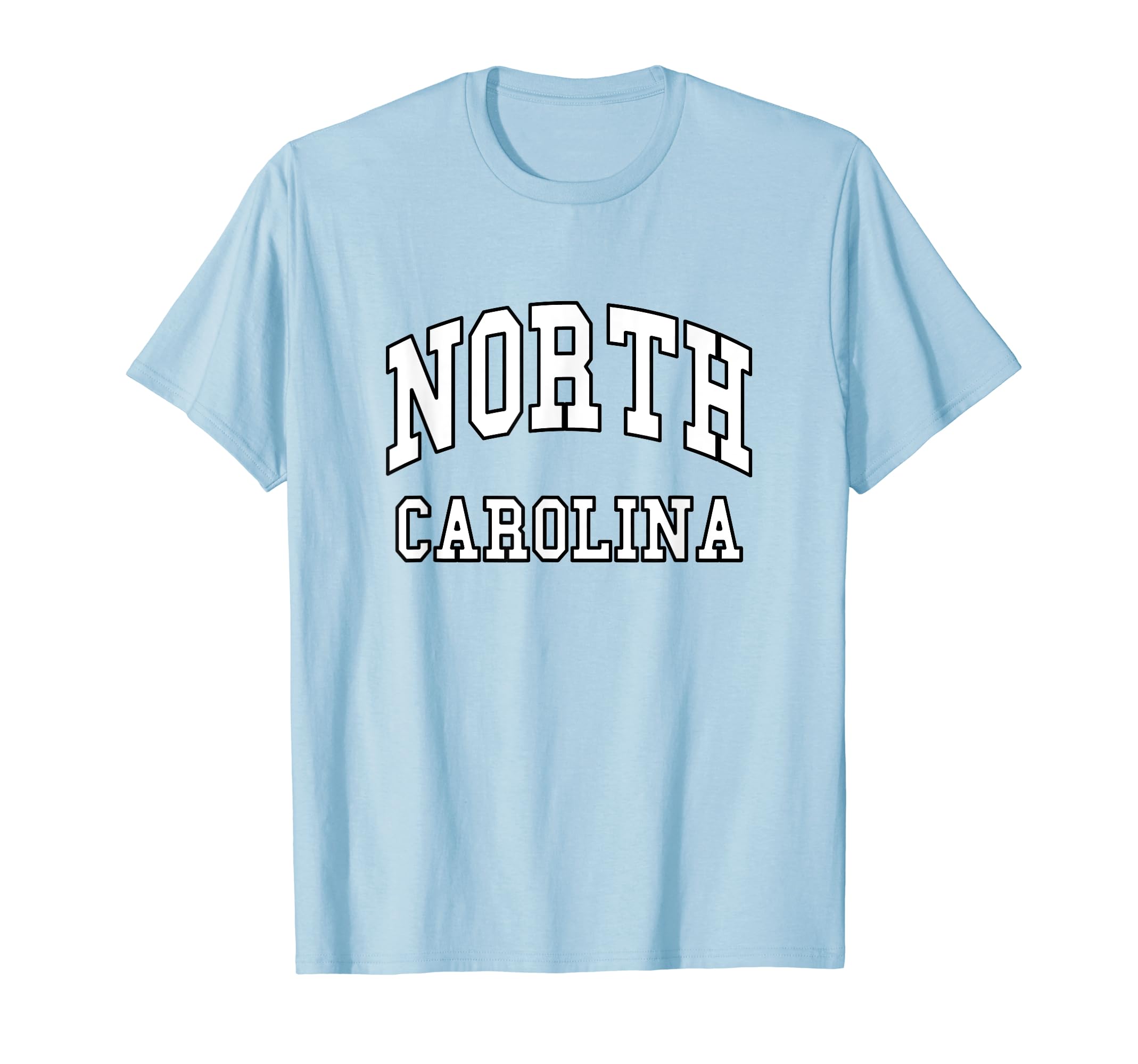 Amazon.com: NORTH CAROLINA - Throwback Design - Classic T-Shirt ...