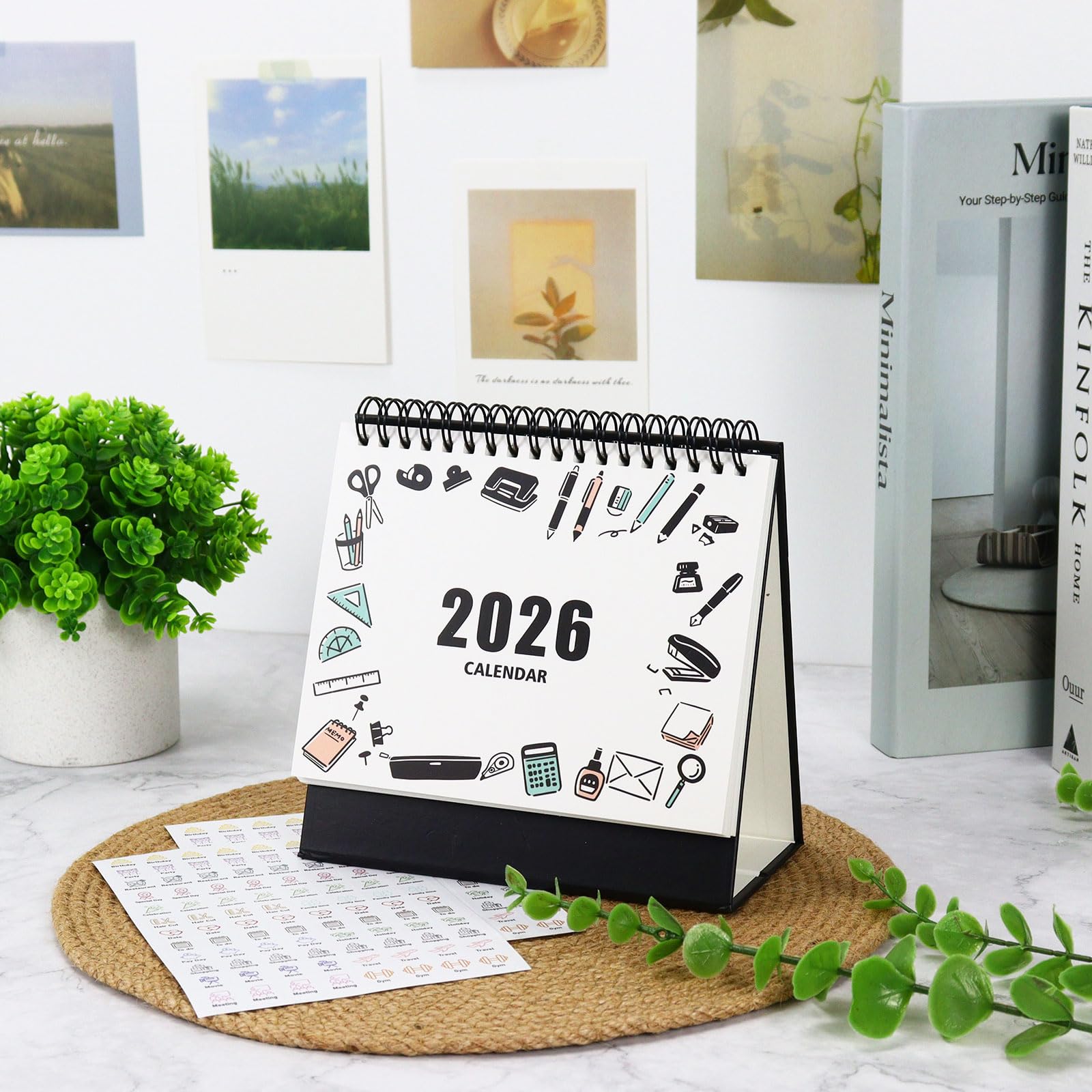 Snapklik.com : Koqye Desk Calendar 2025-2026 July To December 2026 ...