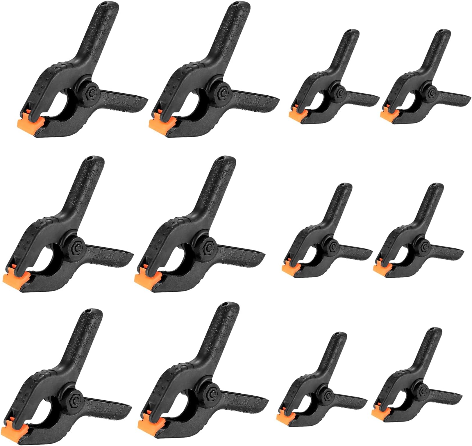 Neewer 6-Pack Set Heavy Duty Muslin Spring Clamps Clips 4.5"/11.4cm for ...