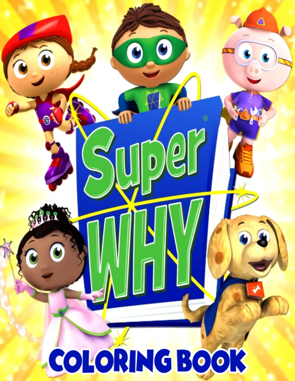 Super Why Coloring Book Super Why Coloring Book With Over | Desertcart ...