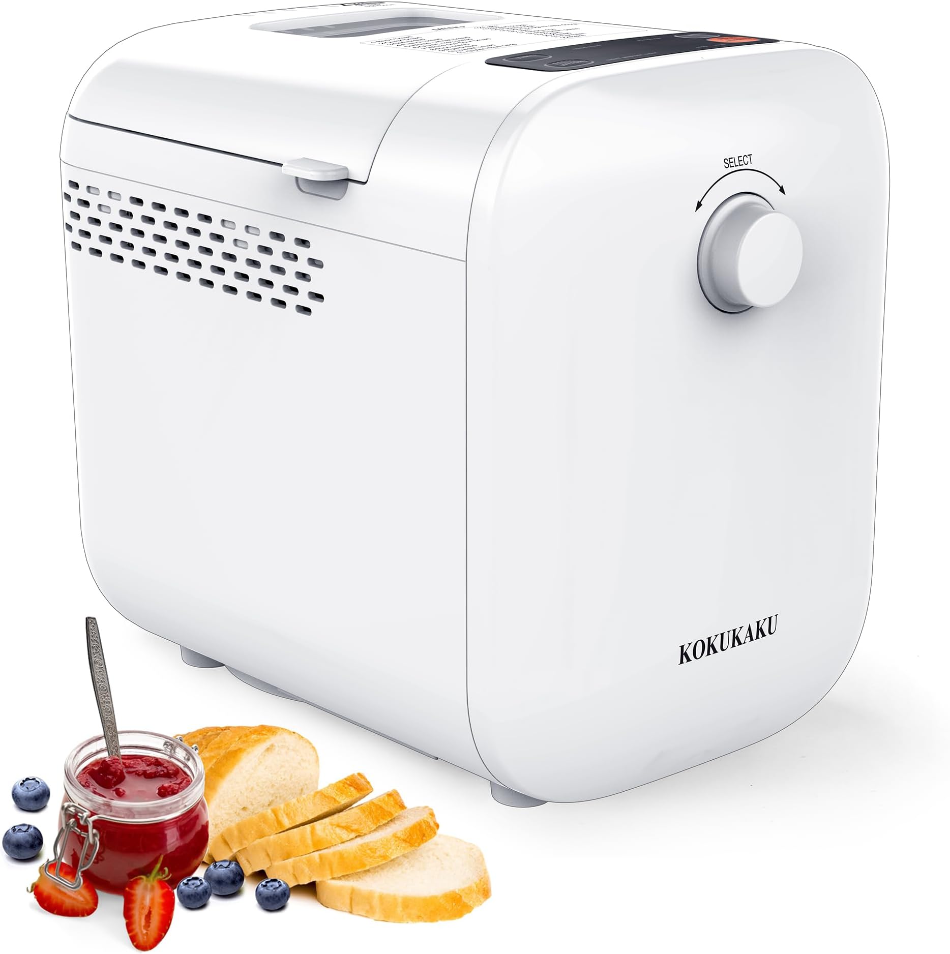 Amazon.com: Briskind 19-in-1 Compact Bread Maker Machine, 1.5 lb / 1 lb ...