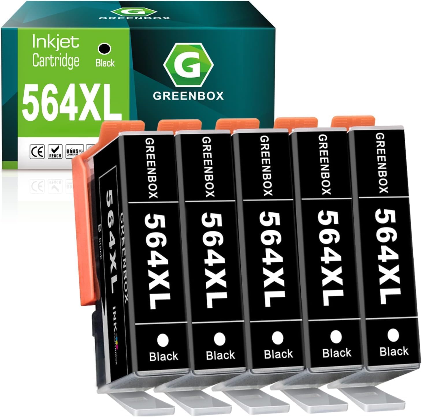 Amazon.com: GREENBOX 564XL Black Ink Cartridge High Yield Replacement ...