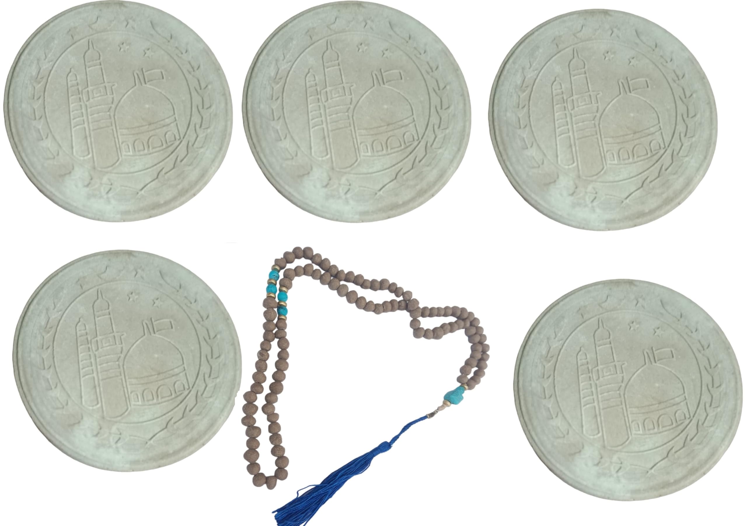 Shia Tabarkat Gift 5 Pcs Sajda Gah 2 Pcs Khak | Desertcart INDIA