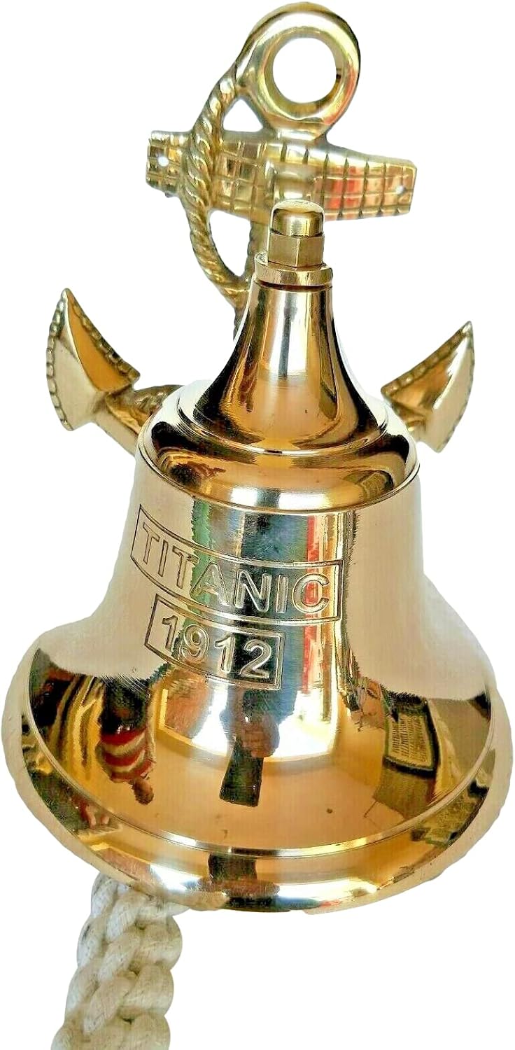 Amazon.com: Vintage Titanic Ship Bell for Home & Office Décor Wall ...