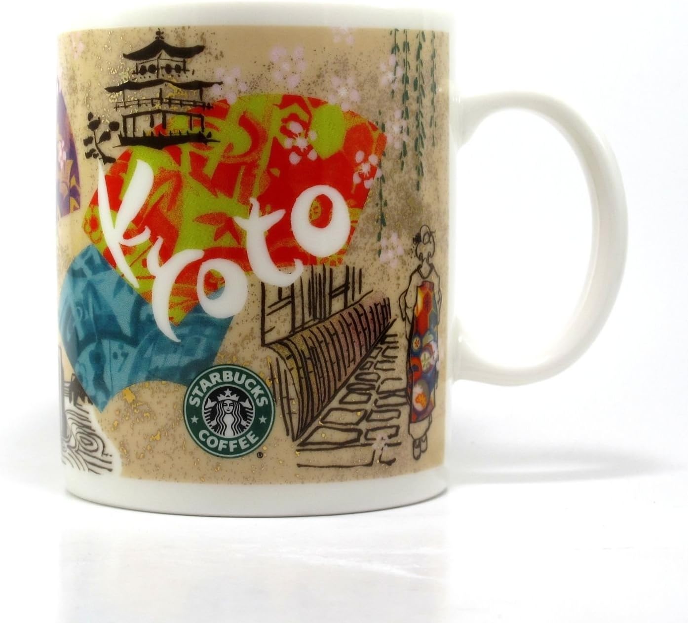 Amazon.com | Japan Starbucks Kyoto City Mug Limited Edition New Artsy ...