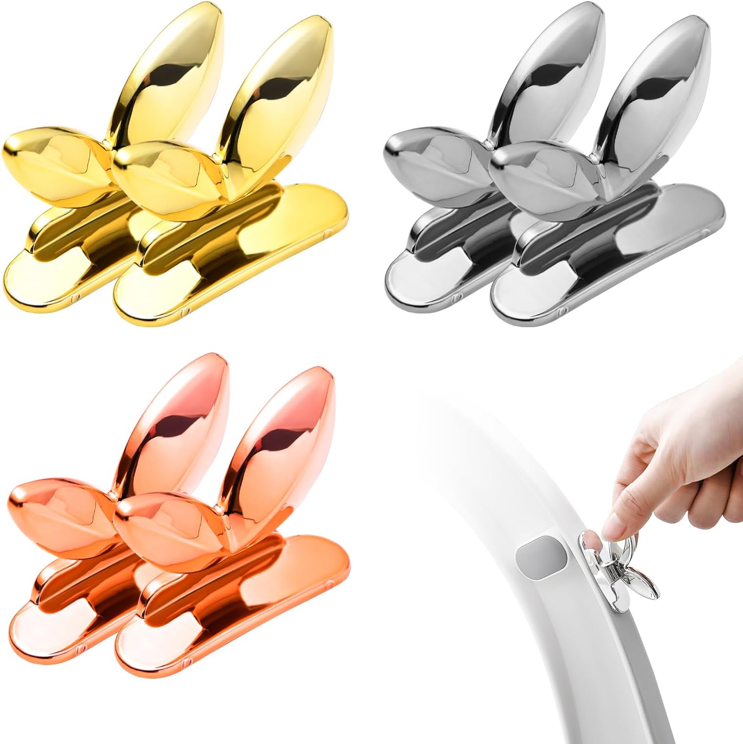 6 Self-Adhesive Toilet Seat Handle Covers - Avoid Touching, Lifter Set ...