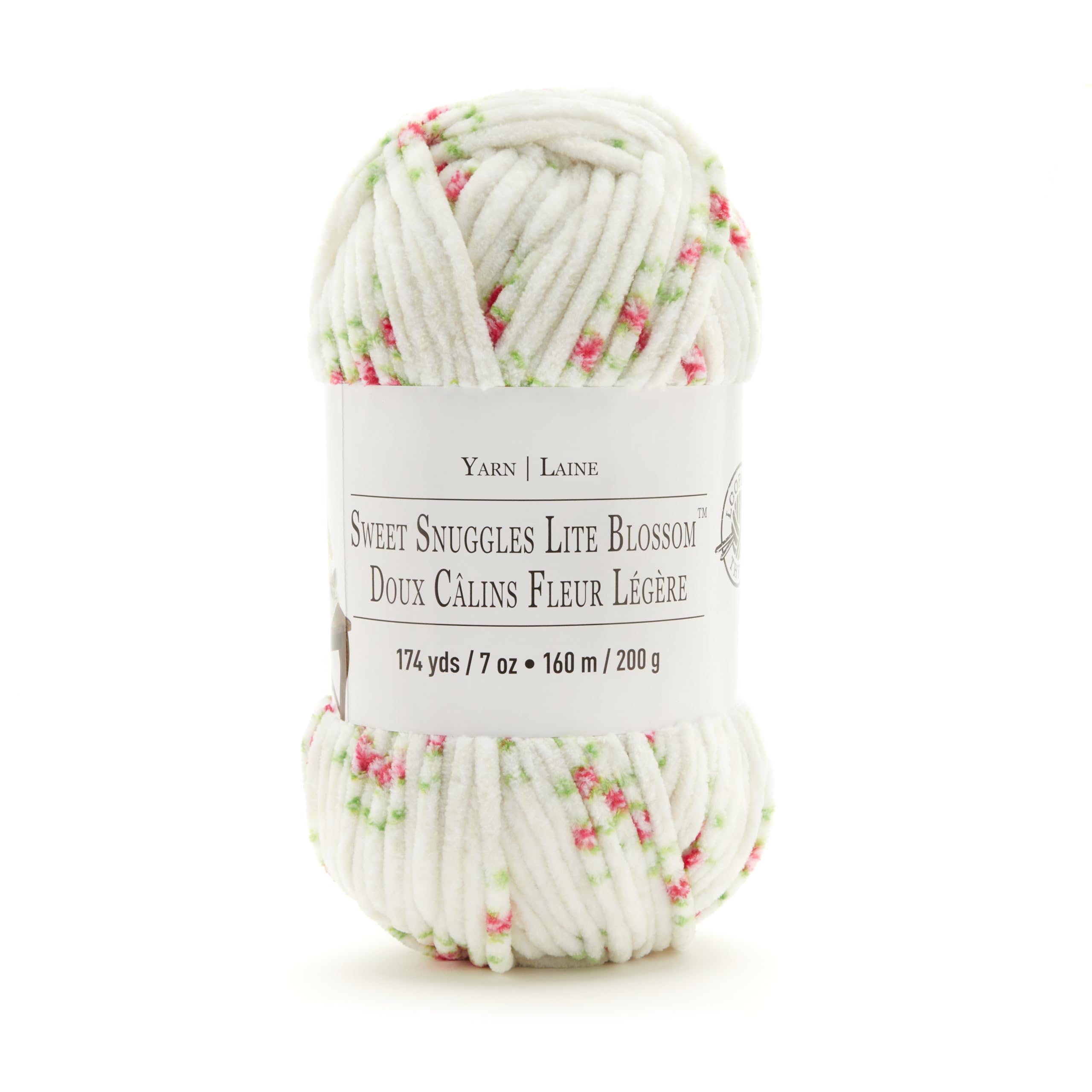 Amazon.com: Sweet Snuggles Lite Blossom Yarn by Loops & Threads - Yarn ...