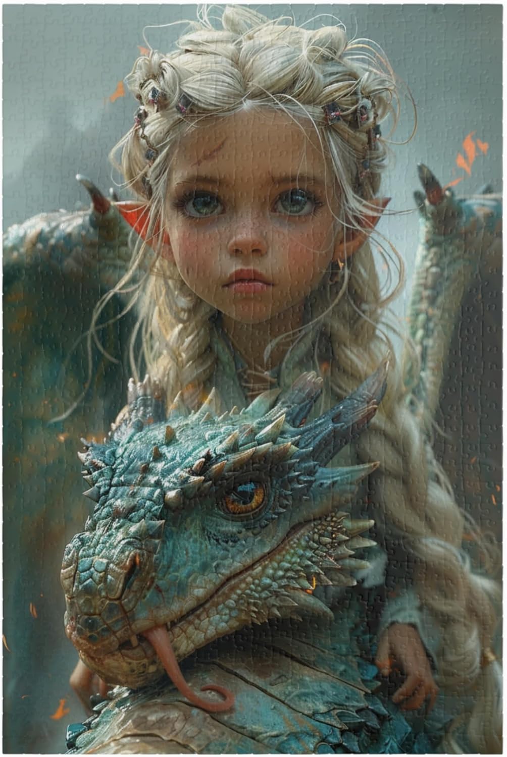 Amazon.com: Chasina The Battle Warrior - 1014-Piece Jigsaw Puzzle ...