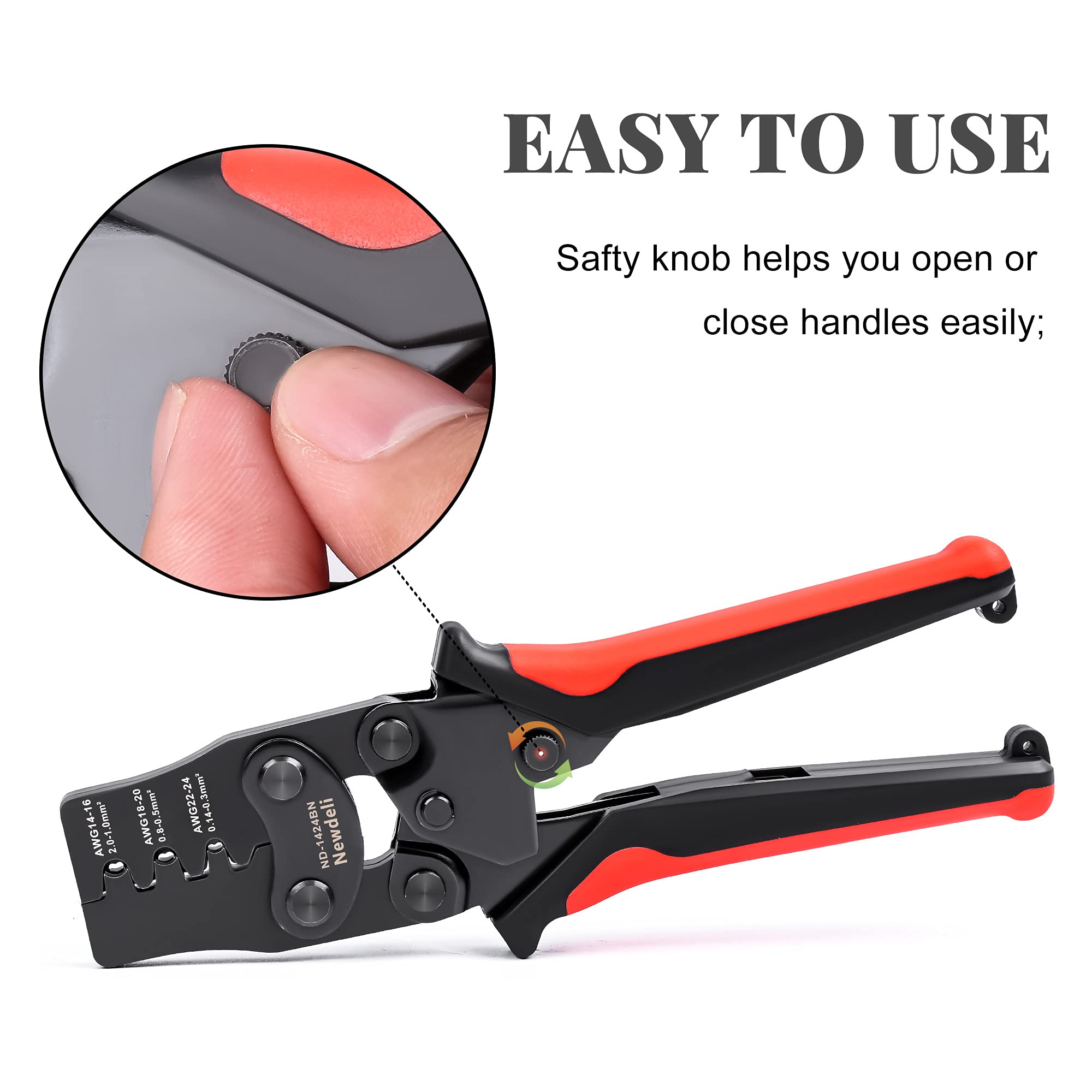 Buy Weather Pack Crimp Tool, Newdeli Crimper for AWG 24-14 Crimping ...