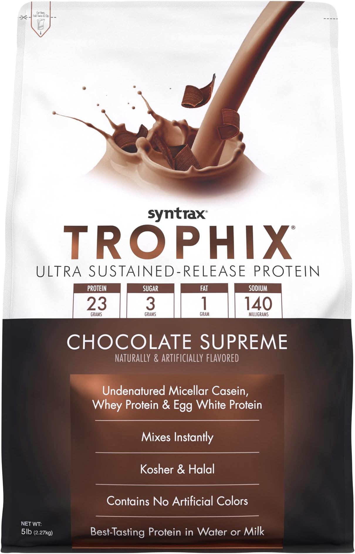 Amazon.com: Syntrax Nutrition Trophix Proteína en polvo, mezcla de ...