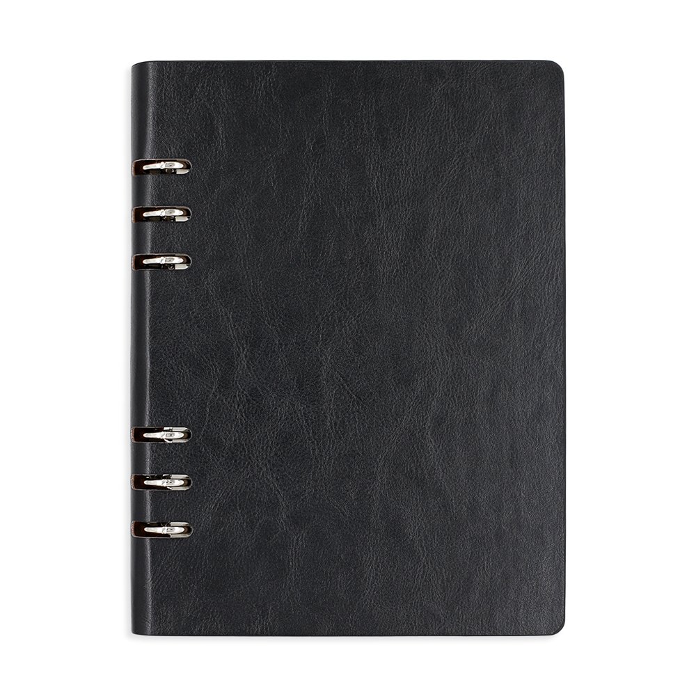 Zhi Jin A5 Loose Pocket Leather Refillable Notebook Binder Rings ...