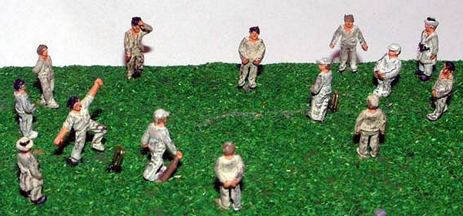 N Scale (1/148th) Model Kit Cricket Game Figures This item is NOT a TOY ...