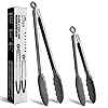 Amazon.com: Lavador Tongs for Cooking, Kitchen Tongs with Silicone Tips ...