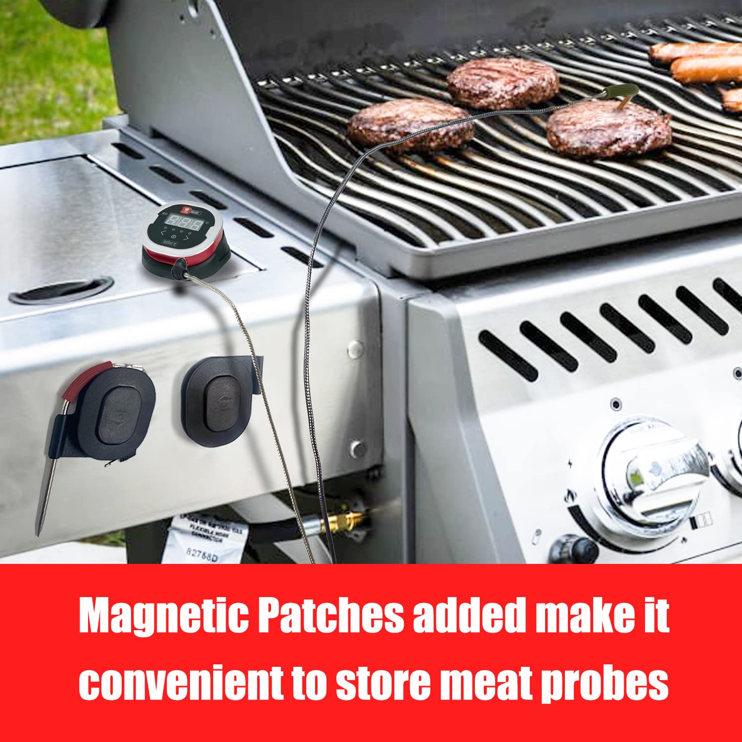 Buy Pro Meat Probe Replacement for Weber Grills, igrill, Equiped with 4 ...