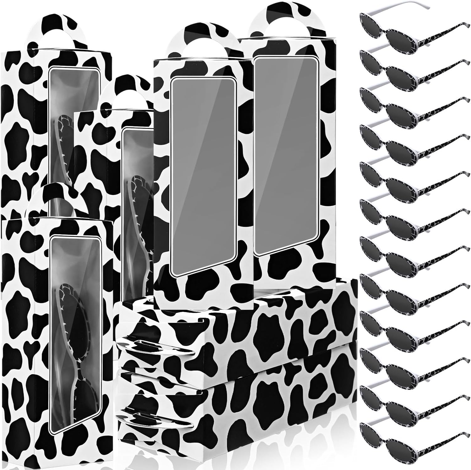 Amazon.com: Relaxweex 24 Pcs Cow Print Party Favors Set Includes 12 Cow ...