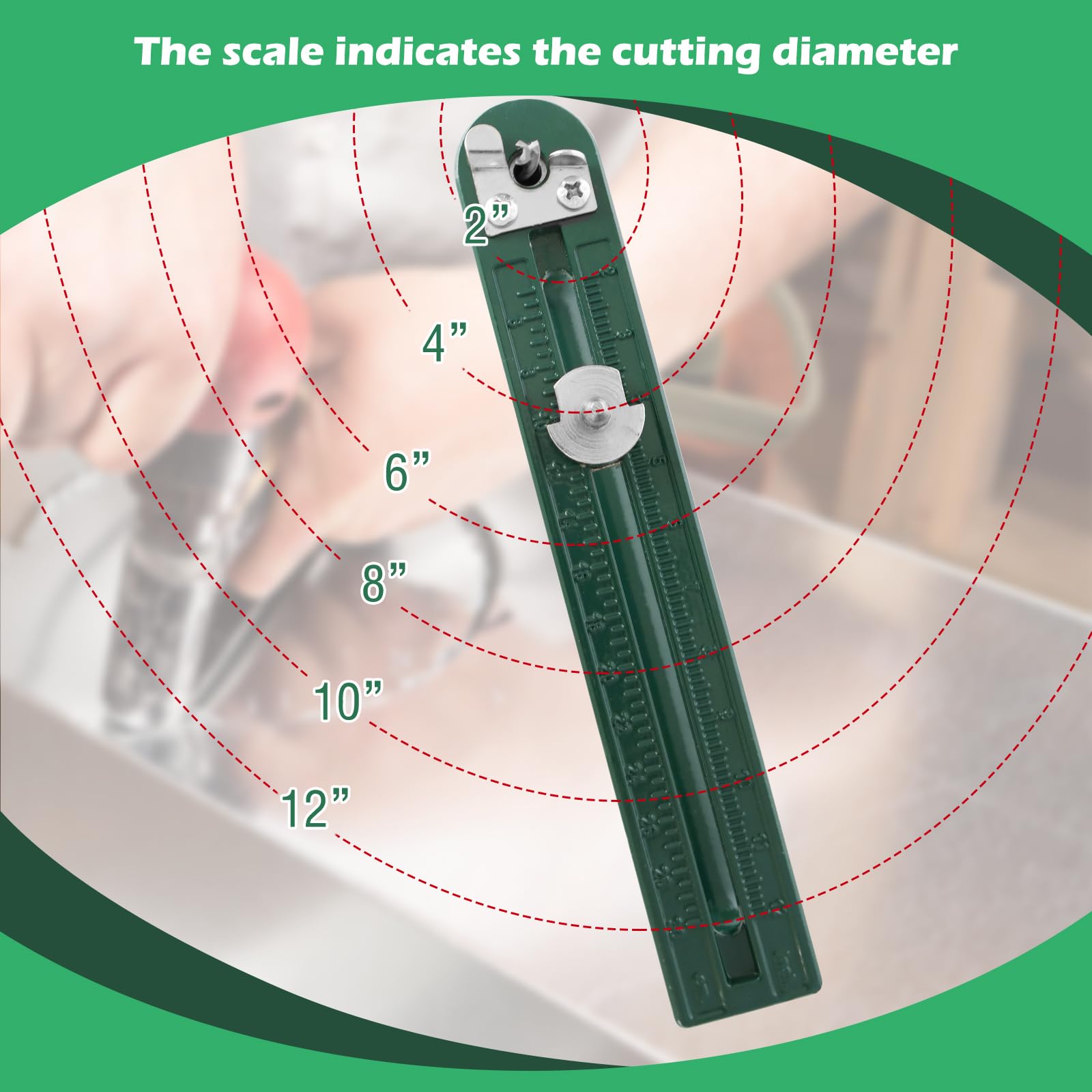 Snapklik.com : Adjustable Sheet Metal Hole Cutter W/ 2 Drill Bits, 2 To ...