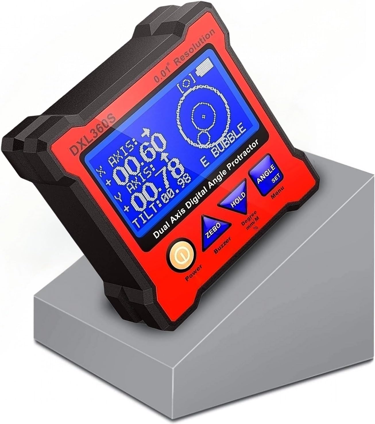 Digital Protractor DXL360S GYRO + Digital Angle Finder, Gravity 2 in 1 ...