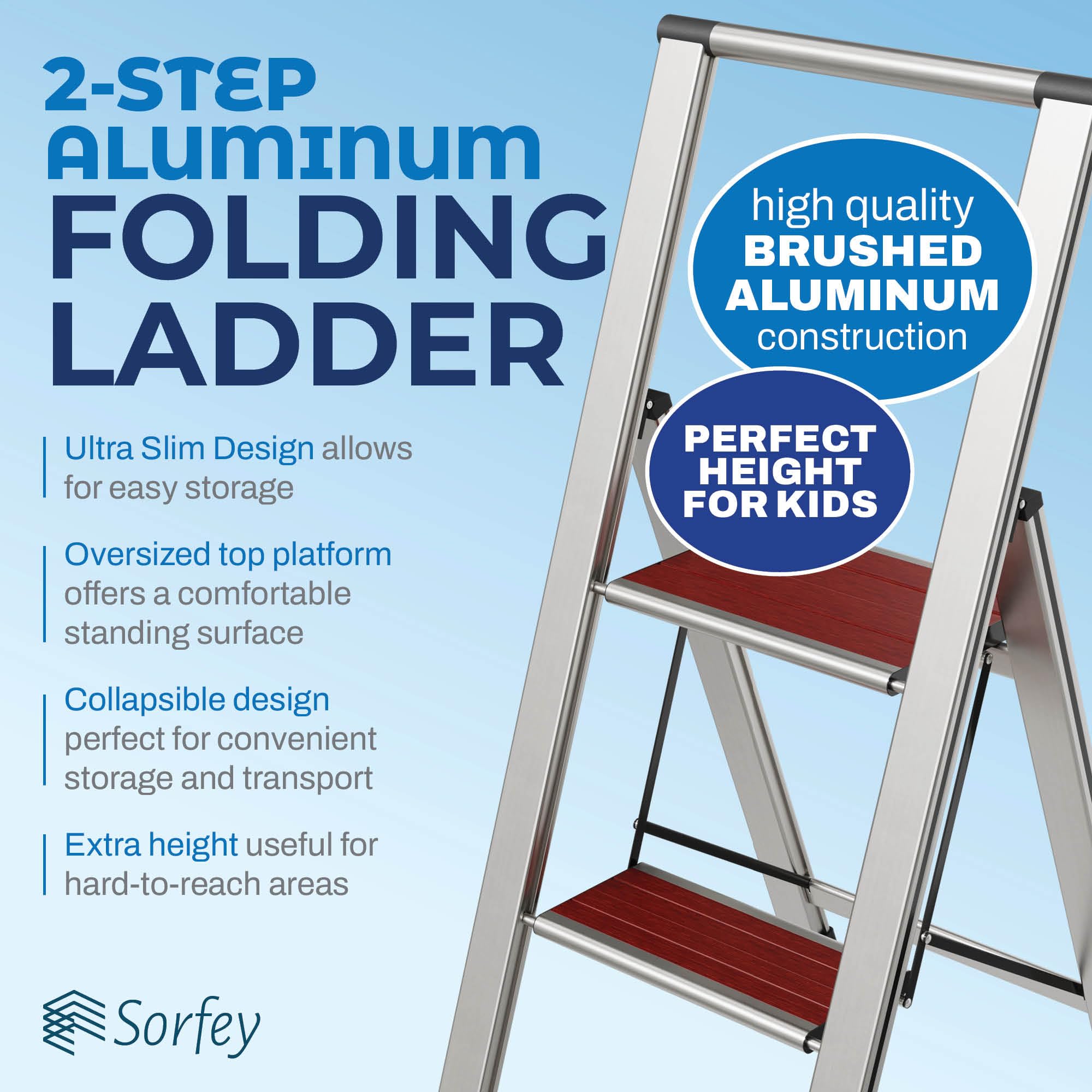 Snapklik.com : Step Ladder 2 Step Folding, Decorative - Beautiful ...