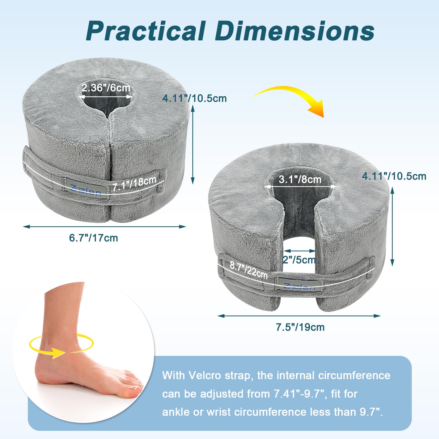 Foot Elevation Pillow Ankle Support Wedge - Post Nepal | Ubuy
