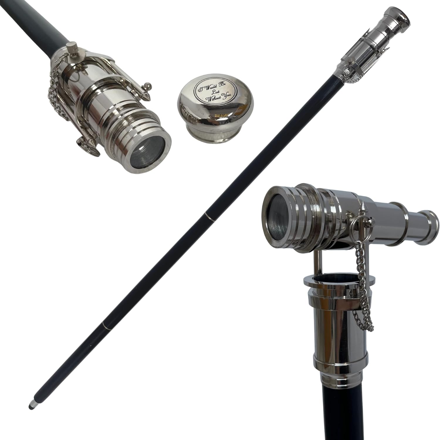 Medieval Replicas Beautiful Nautical Antique Finish Walking Stick ...