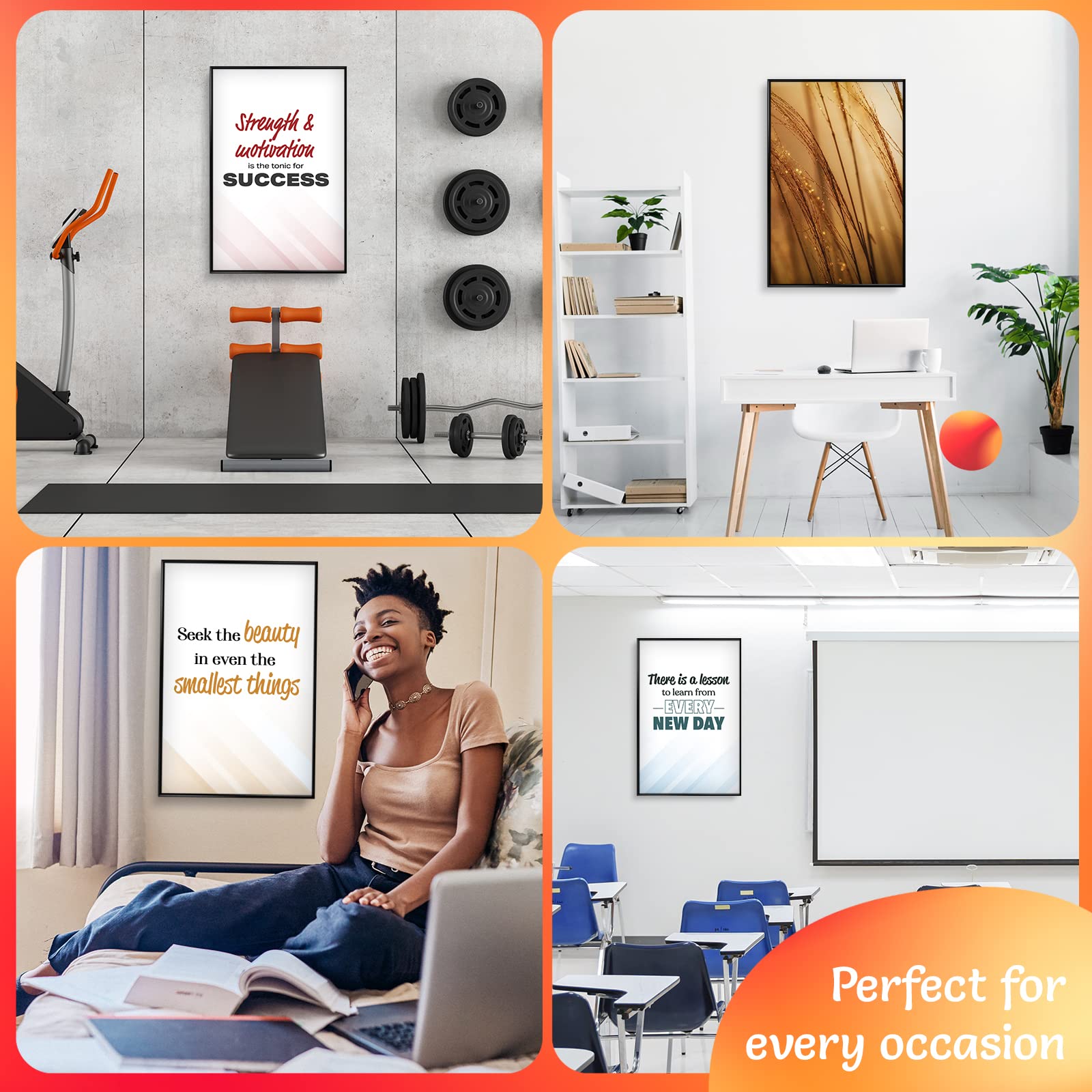 Snapklik.com : Throwback Traits Set Of 6 Unframed Inspirational ...