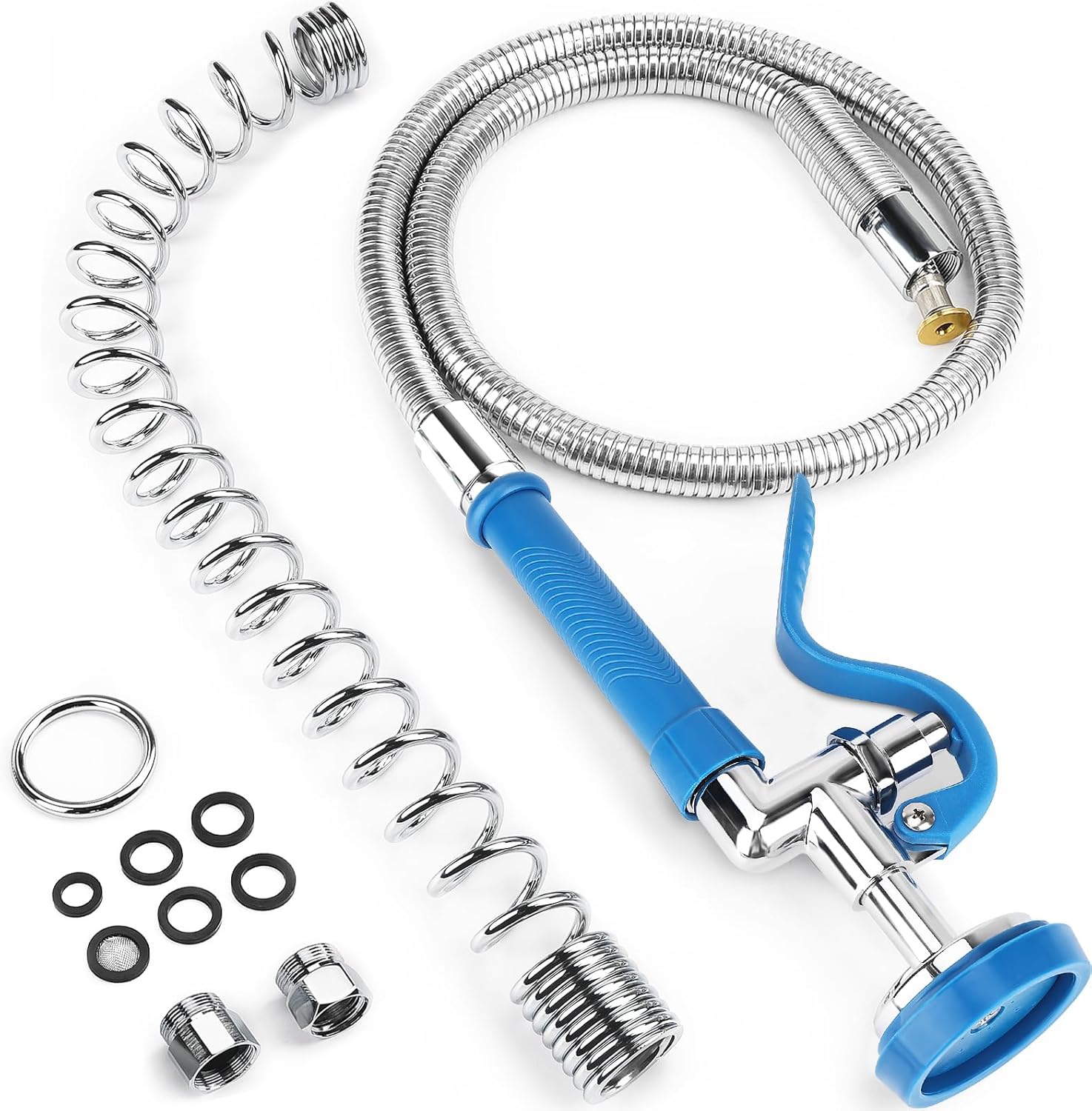 Spray Valve with 38" Commercial Sink Sprayer Hose & 304 Stainless Steel ...