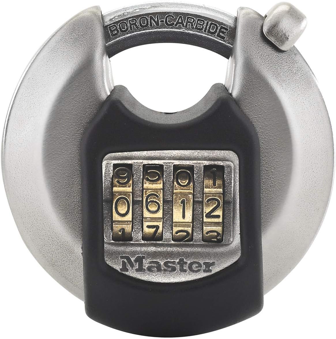 MASTER LOCK Heavy Duty Disc Padlock [Combination] [Stainless Steel ...