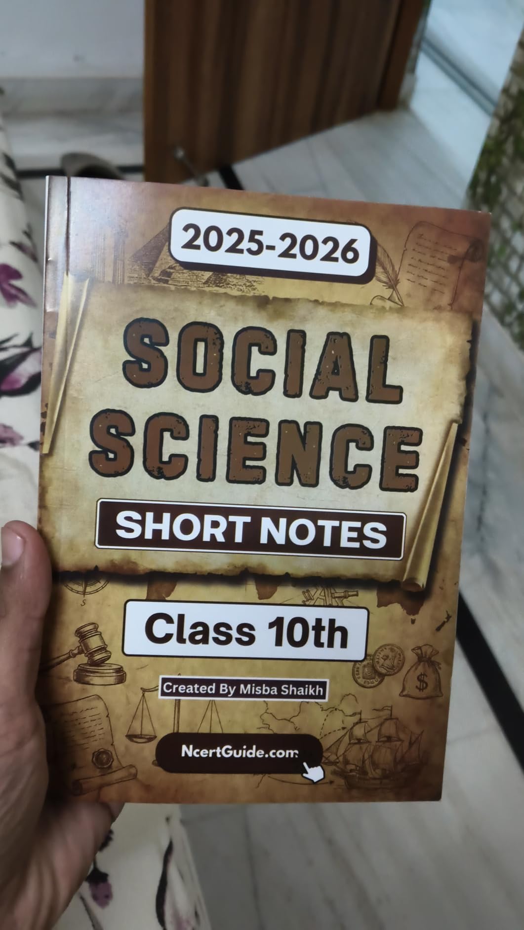 Class 10 SST + Science Short Notes Combo 2025–26 | Handwritten Colorful ...