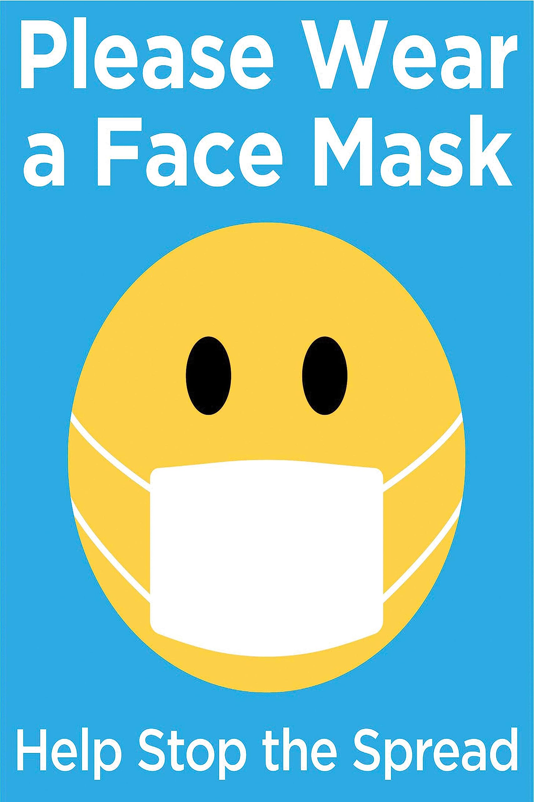 Buy Safety posters - Covid 19 Precautions - "Wear a Face Mask"|Posters ...