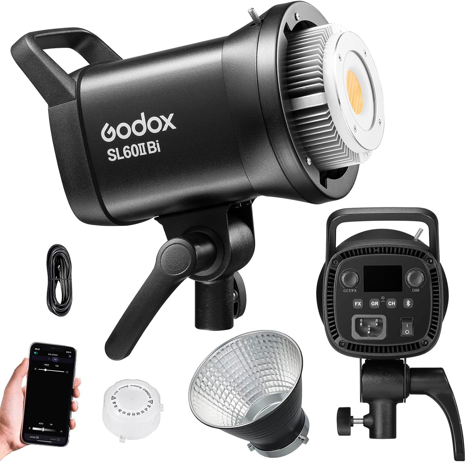 Godox SL60IIBi Portable Studio LED Video Light 75W Photography Fill ...