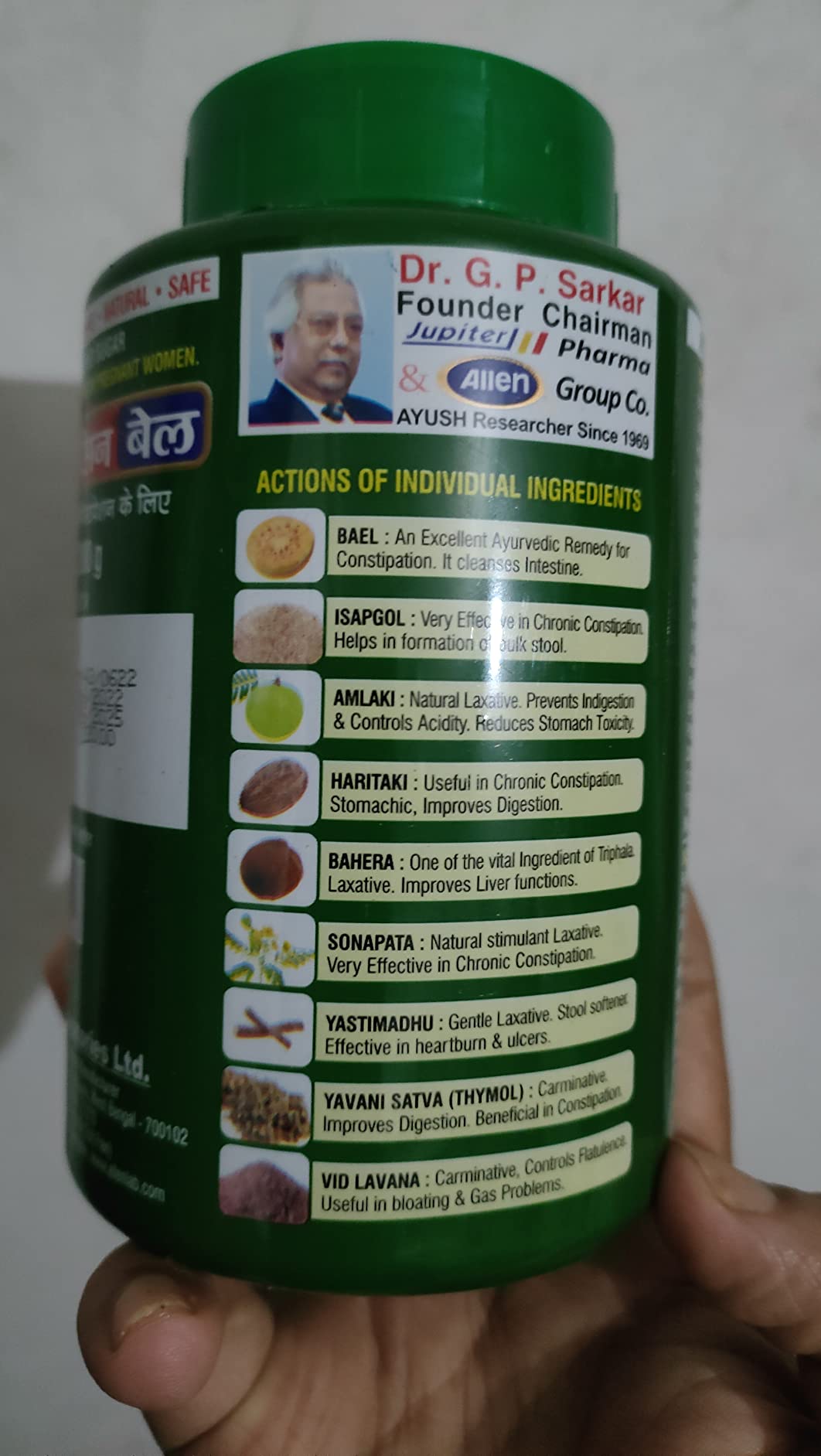 Buy Livosin Bel for Chronic Constipation (200 gm X 2 packs) - Effective ...