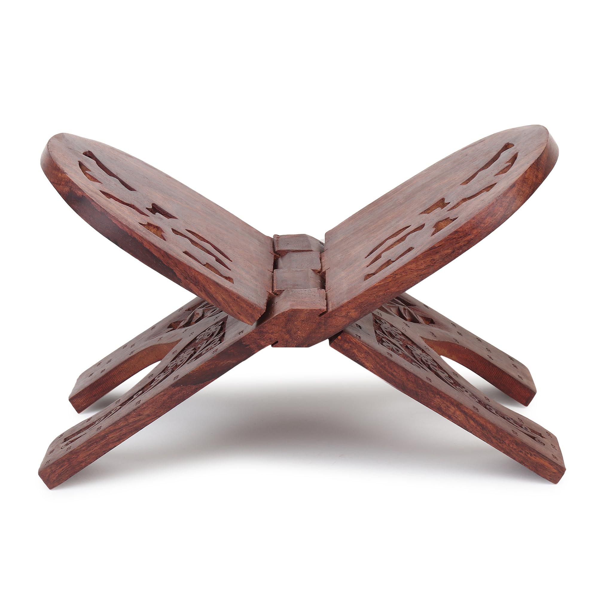 Karigar Creations Sheesham Wooden Hand Carved Holy Book Stand for Quran ...