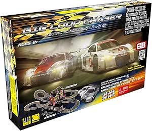Amazon.com: Golden Bright Big Loop Chaser Road Racing Set- Electric ...