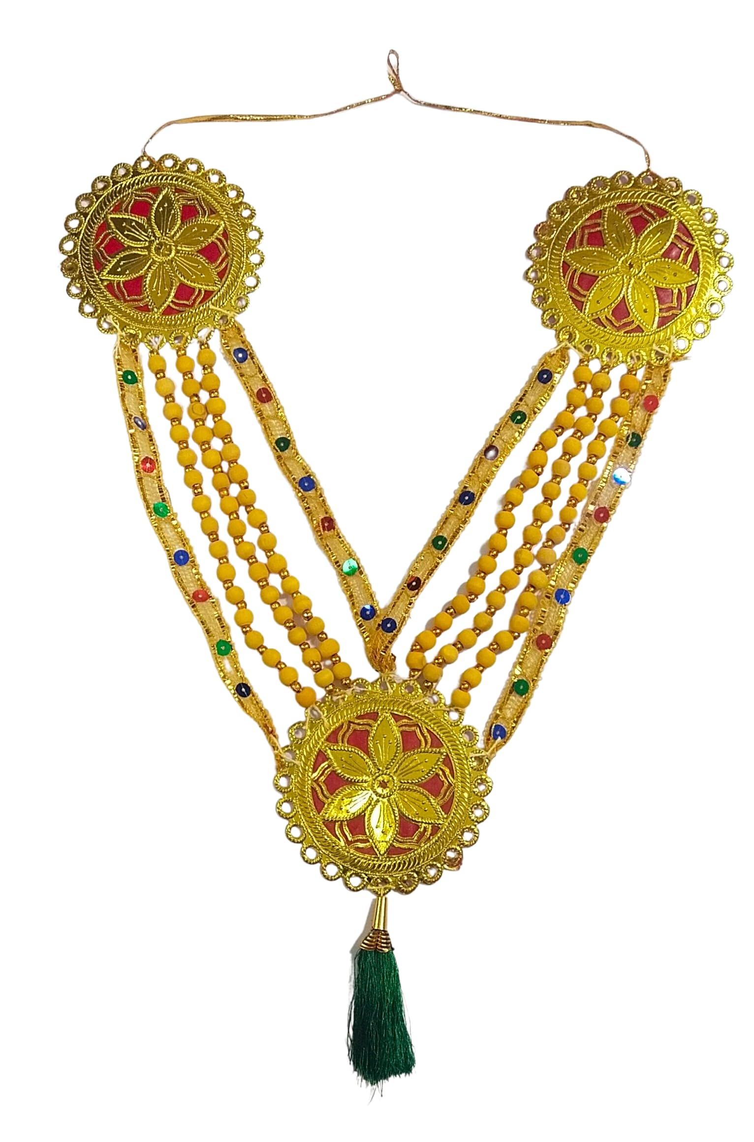 3 Line Sandal Garland for Photo Frame, Chandan mala for Photo Frame ...