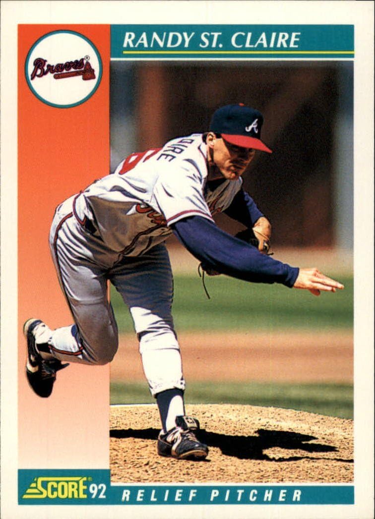 Amazon.com: 1992 Score Baseball Card #708 Randy St. Claire ...