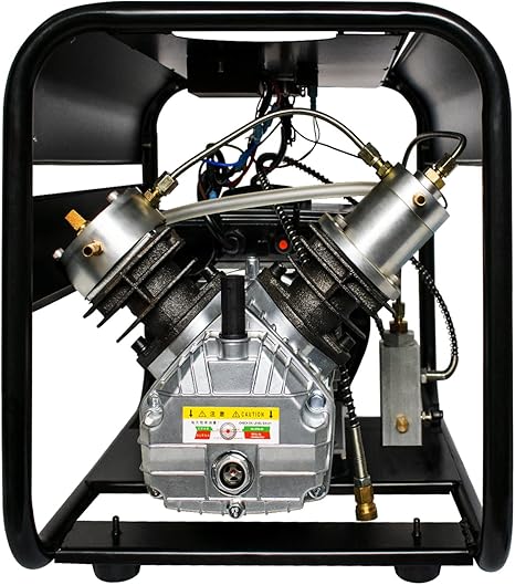 Compresseur d'air TUXING 4500Psi PCP, pompe haute pression à double cylindre, version à arrêt ...