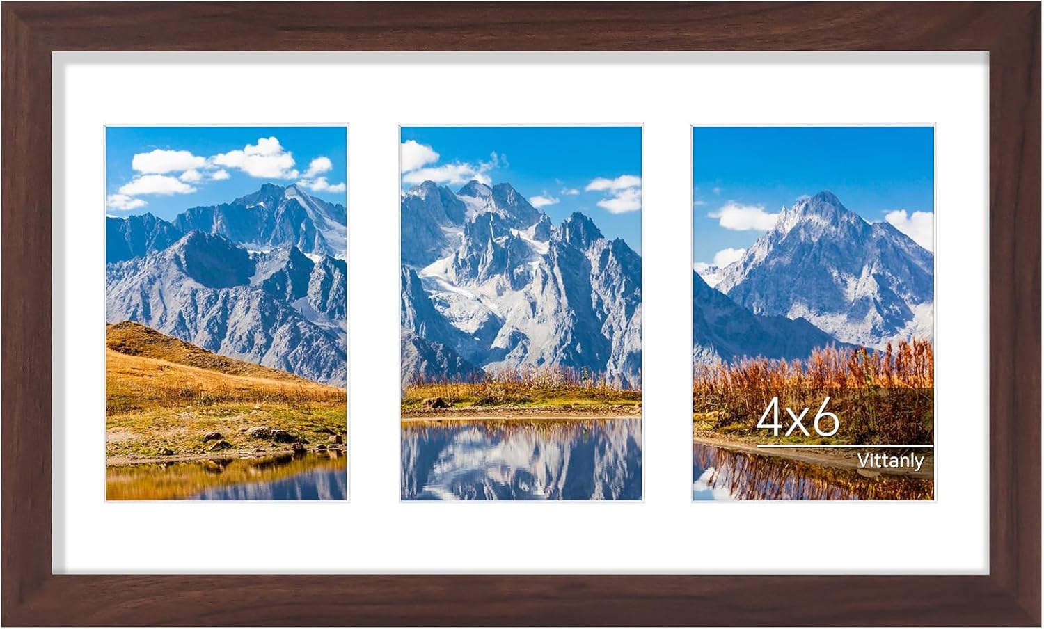 Amazon.com - Vittanly 8x14 Picture Frames Collage Wall Decor, Displays ...