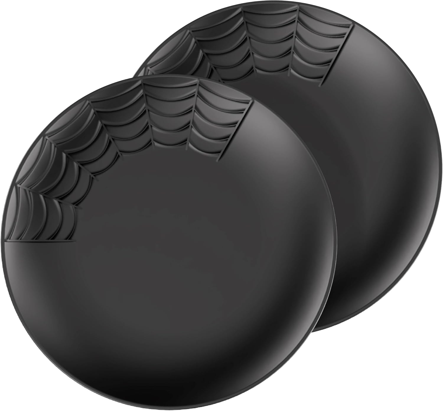 Amazon.com | Nomnu Gothic Salad Plates (Set of 2) With Spiderweb Design ...