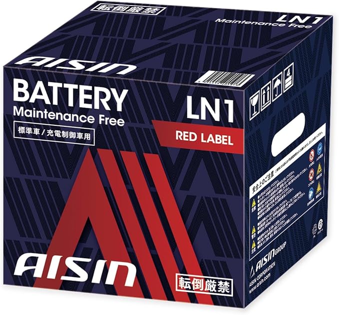 Amazon | アイシン(AISIN) 車用 バッテリー LN1 標準車/充電制御車対応 RED LABEL BTRAZ-9EN0LN1L ...