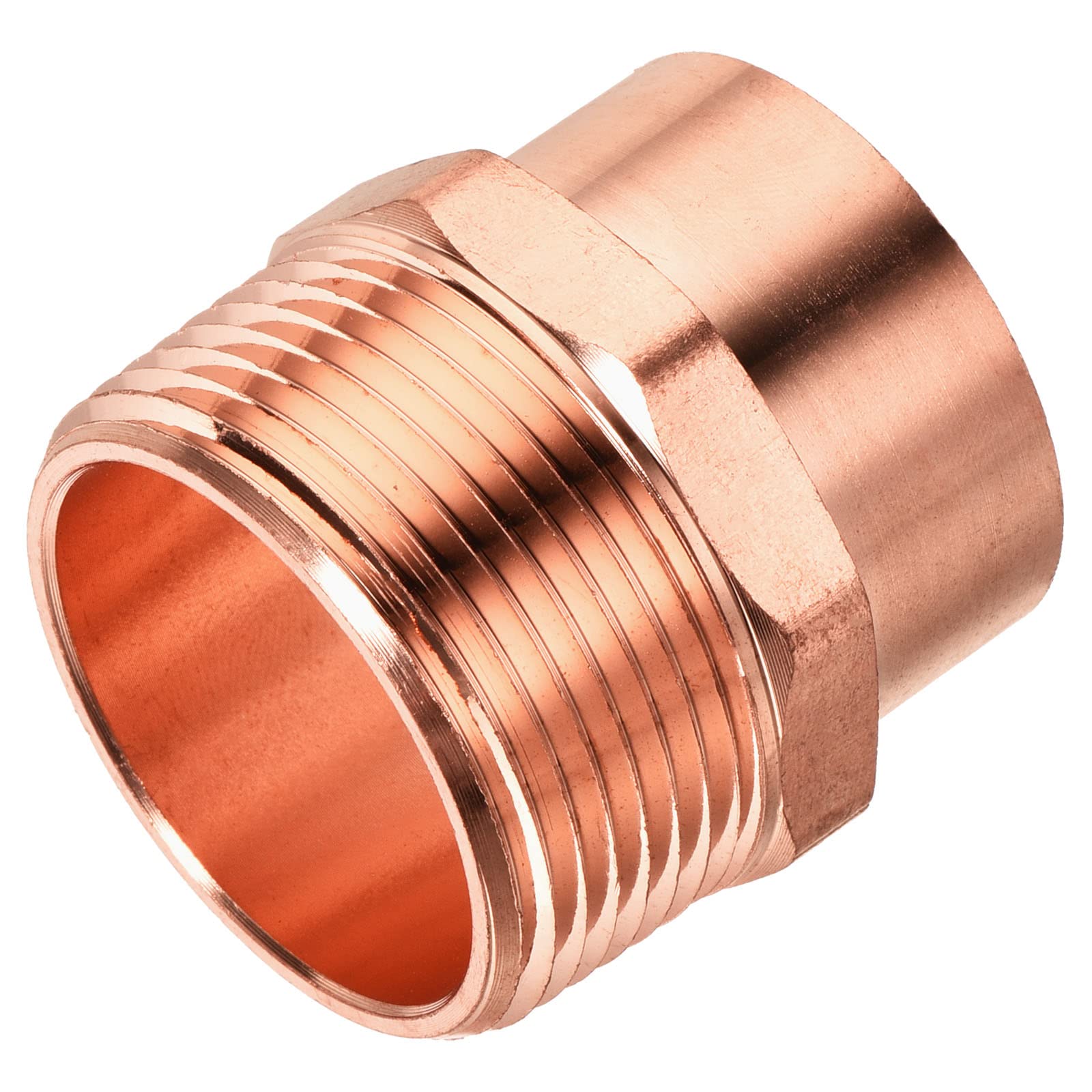 Buy sourcing Copper Male Adapter Pressure Adapter Fittings 1-1/4PT x ...