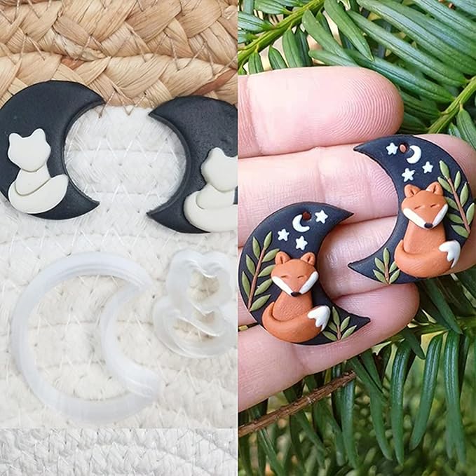 Amazon.com: Polymer Clay Cutters for Earring Making Supplies Polymer ...