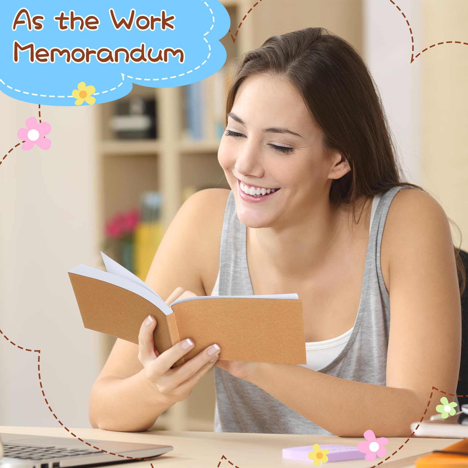 Snapklik.com : Seajan 100 Pcs Blank Flip Books Bulk 4.5 X 2.5 Inch Flip Book Paper Animation ...