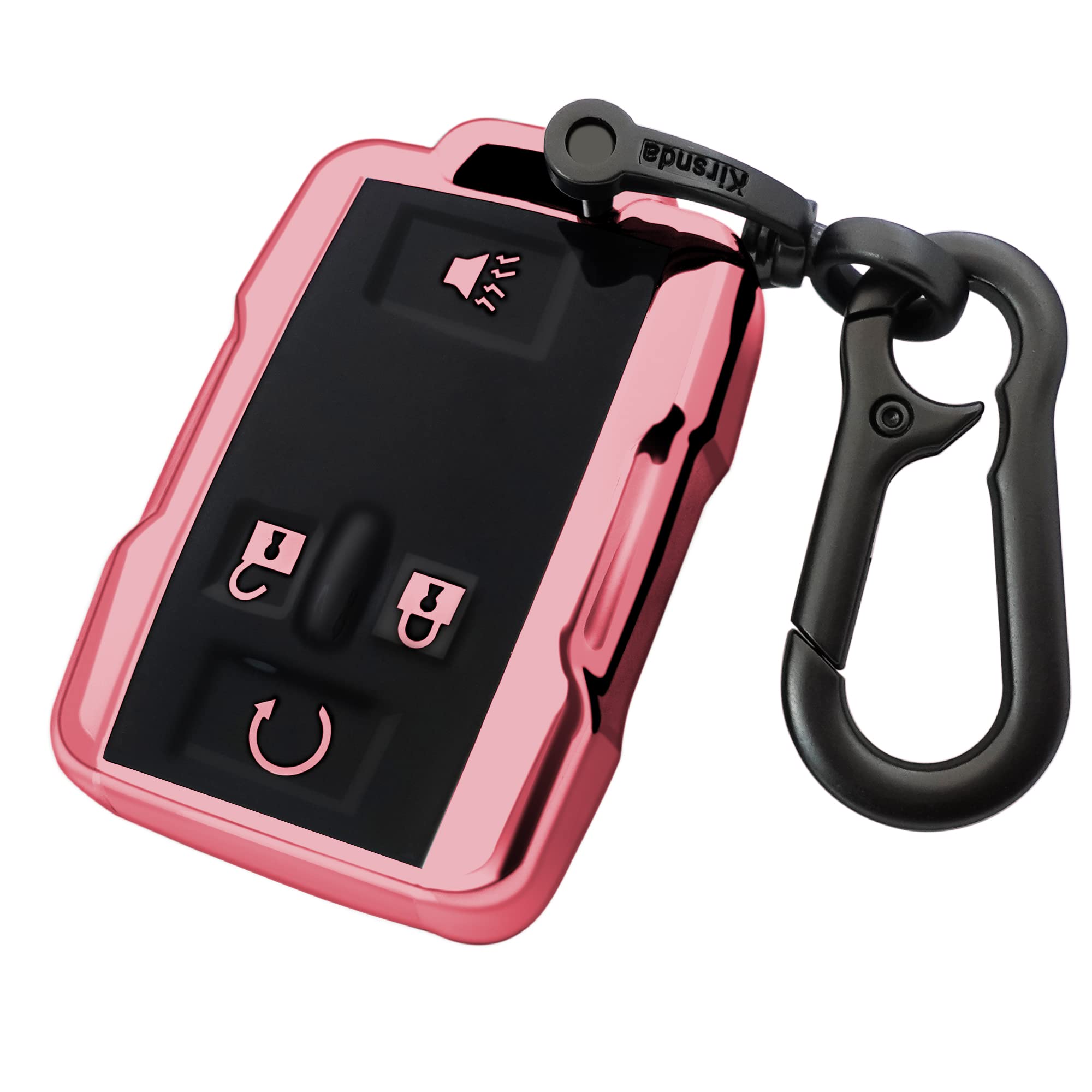 Amazon.com: Kirsnda for Chevrolet key fob cover case with keychain,Soft ...