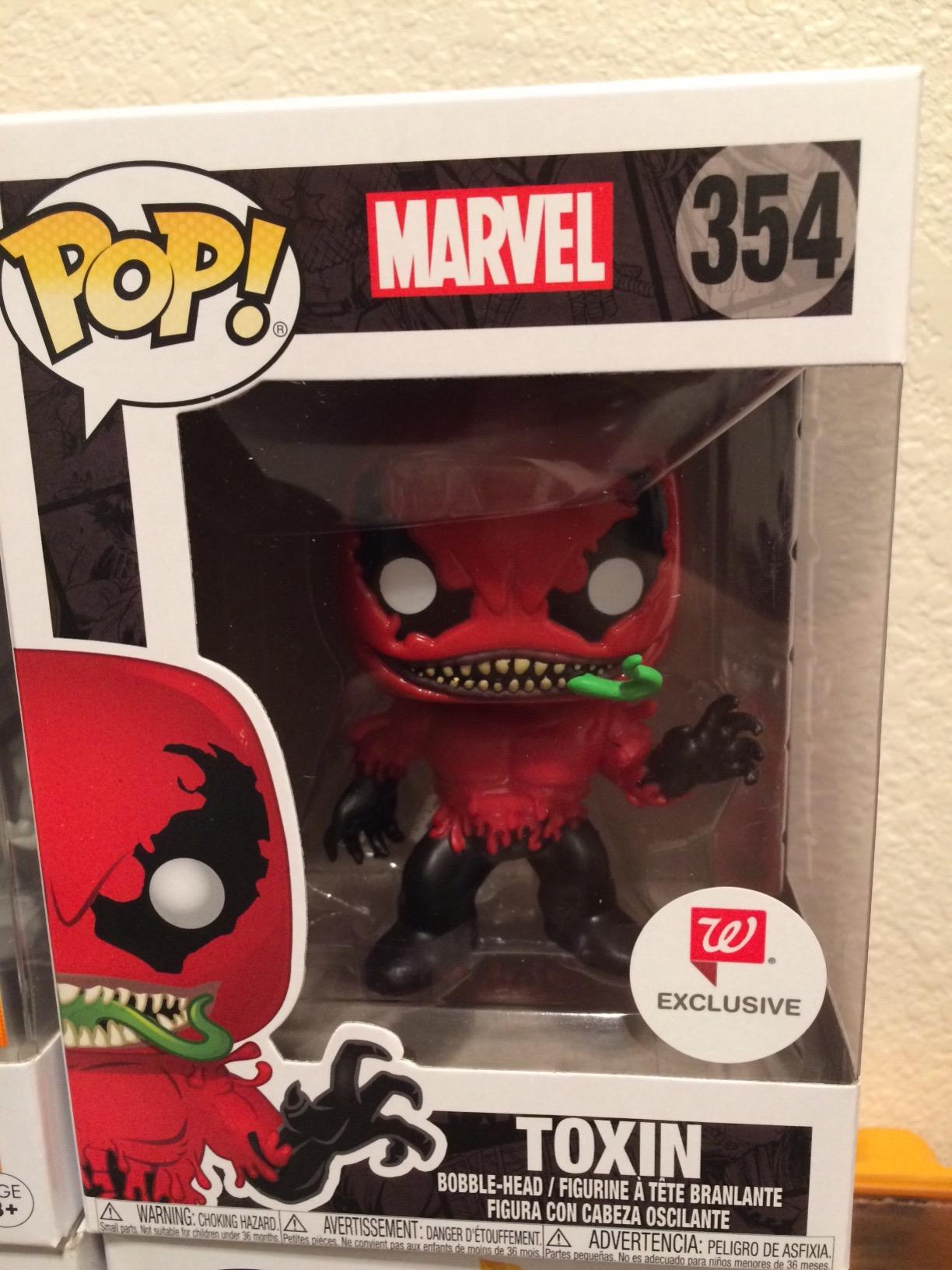 Amazon.com: Funko Pop Marvel: Toxin Bobble-head Collectible Figure ...
