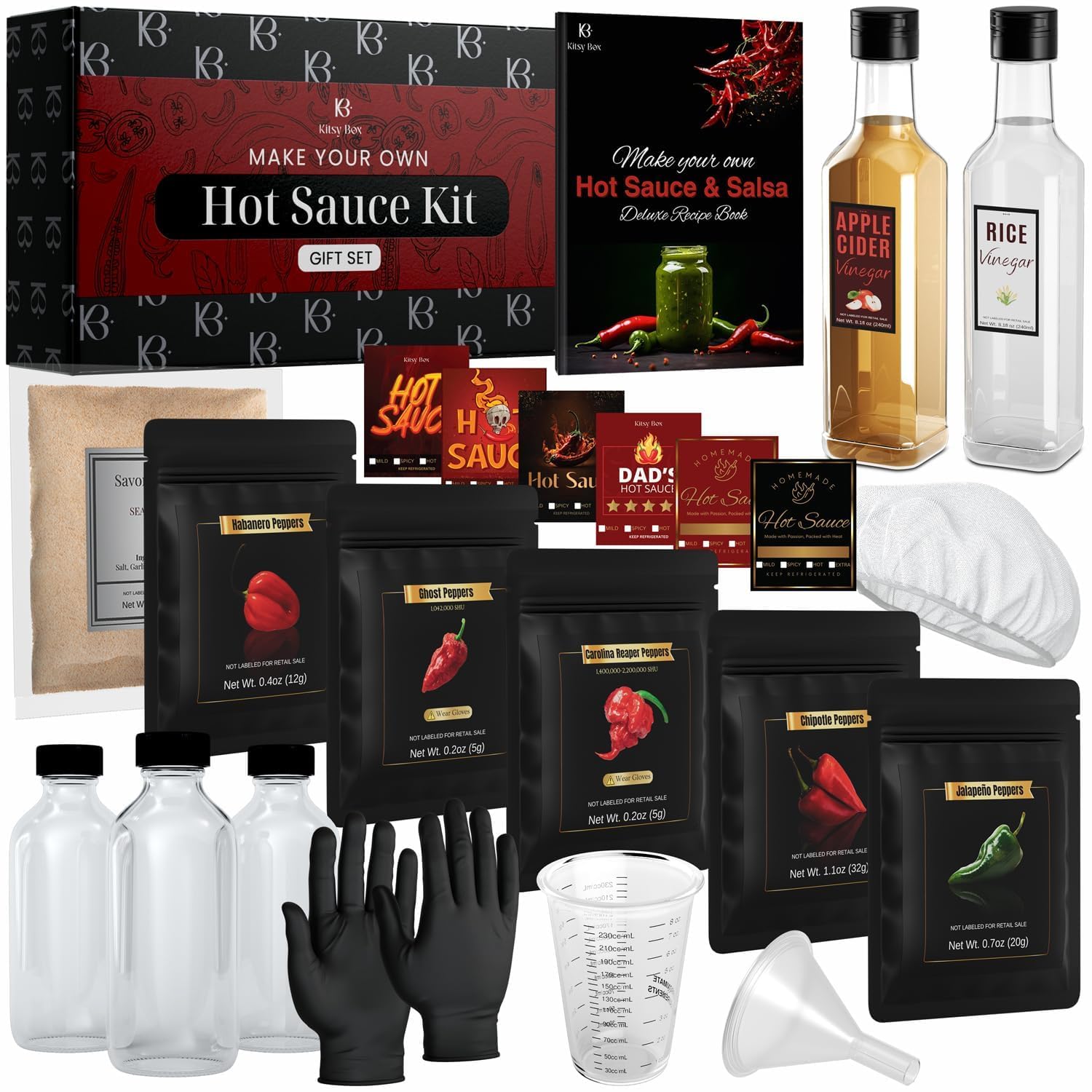 Snapklik.com : Hot Sauce Making Kit - Complete DIY Set