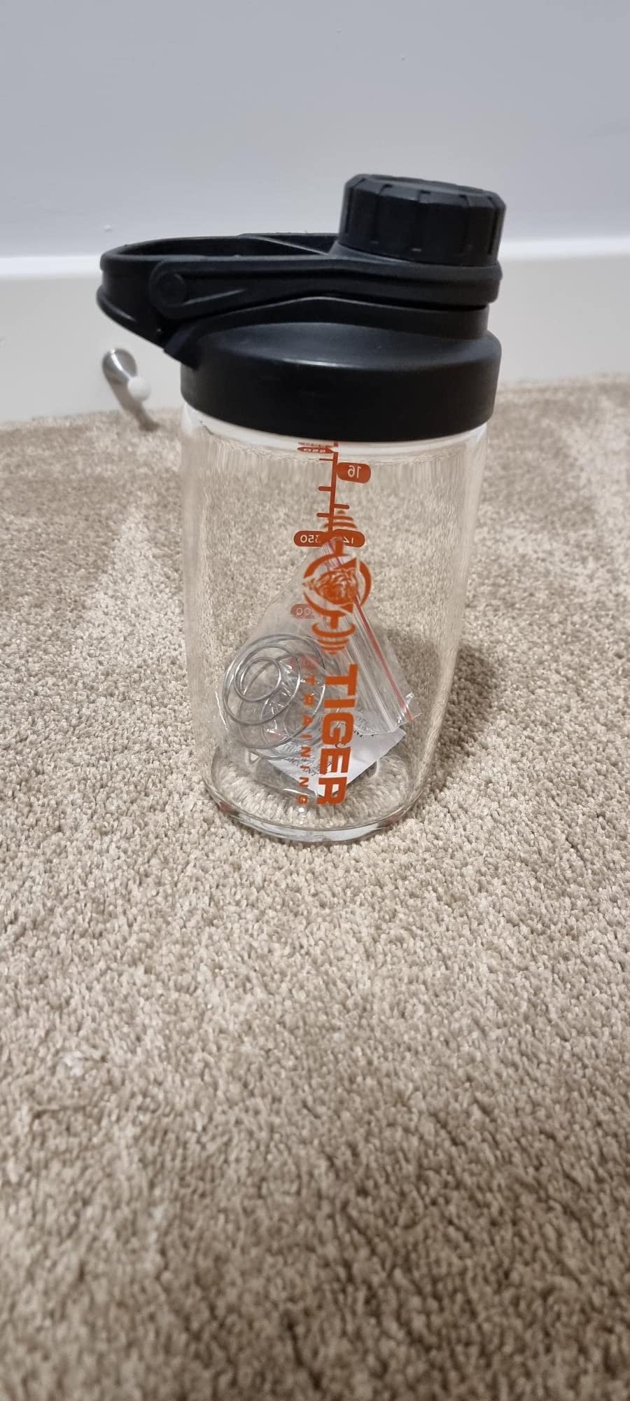 Tiger Training Cleanshake the Original Odor Free Glass Protein Shaker ...