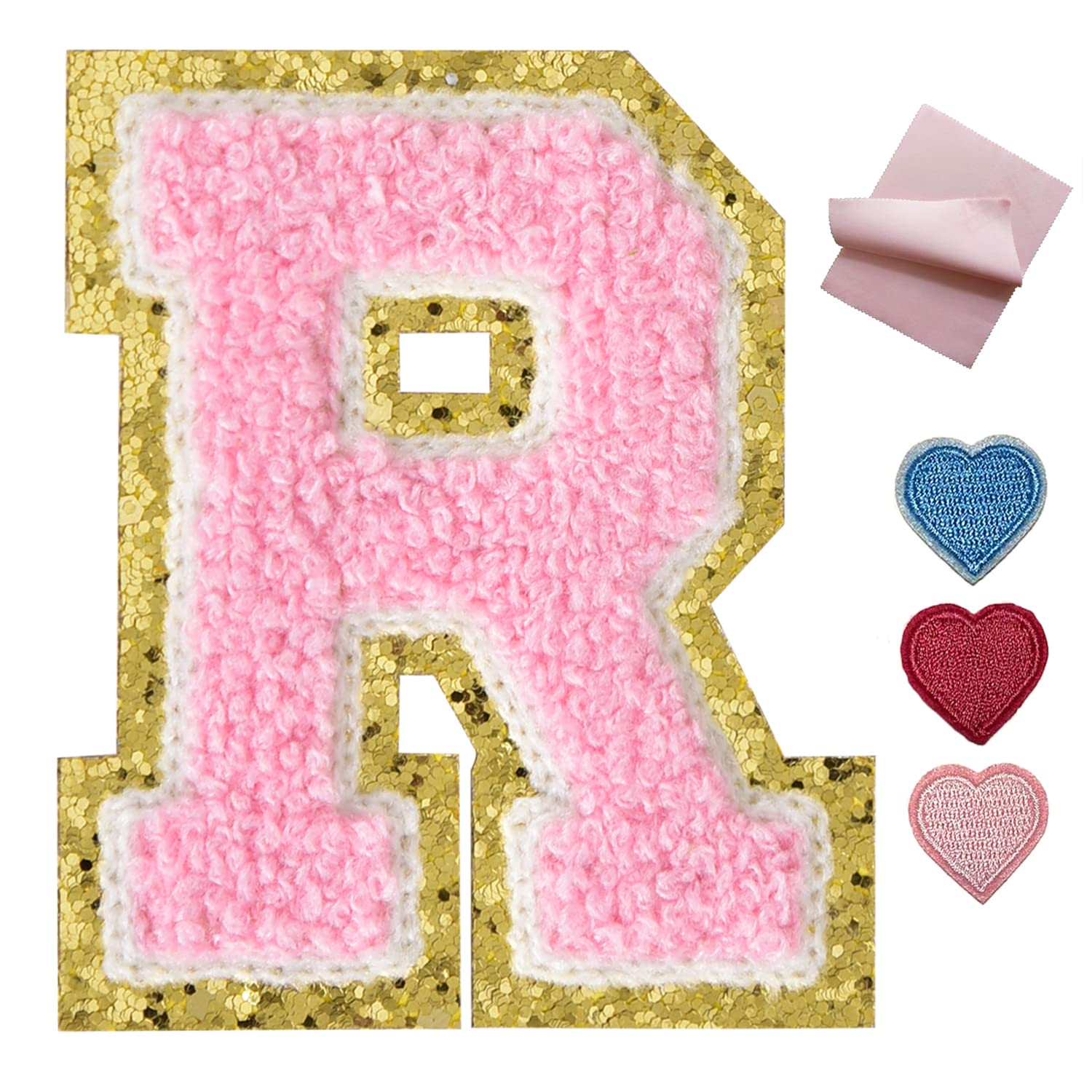 The Letter R In Pink Glitter